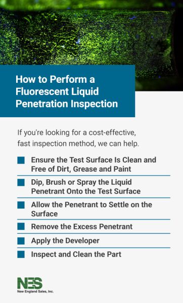 Beginner's Guide to Fluorescent Penetrant Inspections - New England Sales